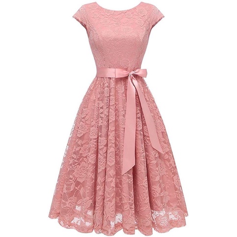 Jual Chiobushop - Vanny Midi Dress Brukat | Party Dress | Dress ...
