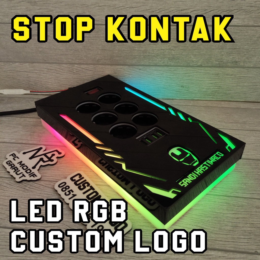 Jual COLOKAN LISTRIK STOP KONTAK CUSTOM LOGO | Shopee Indonesia
