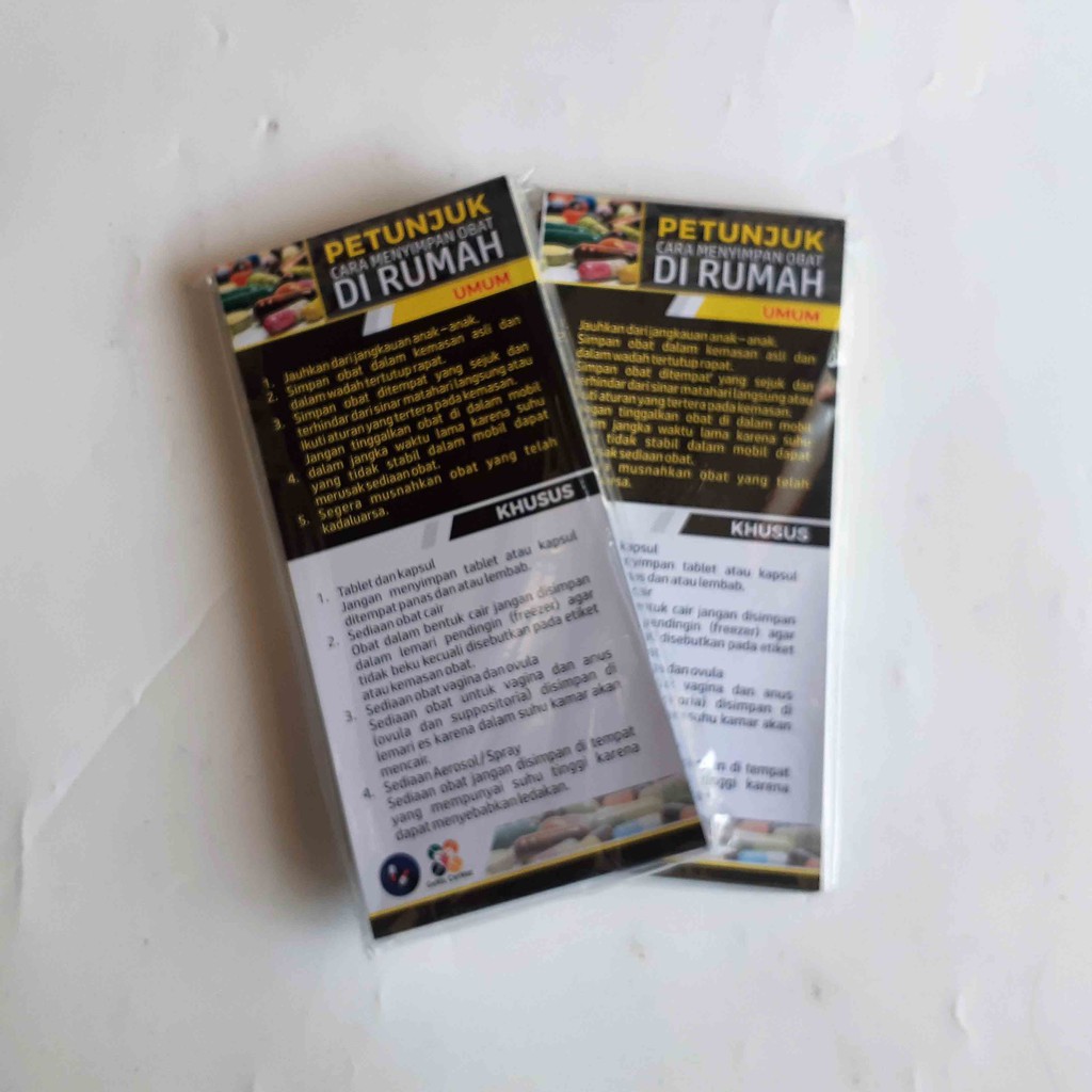 Jual Flyer Farmasi Terlengkap, Flyer Cara Penyimpanan Obat, Brosur ...