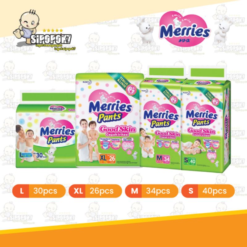 Jual MERRIES PANTS L30 L 30 M34 M 34 XL26 XL 26 S40 S 40 | Shopee Indonesia