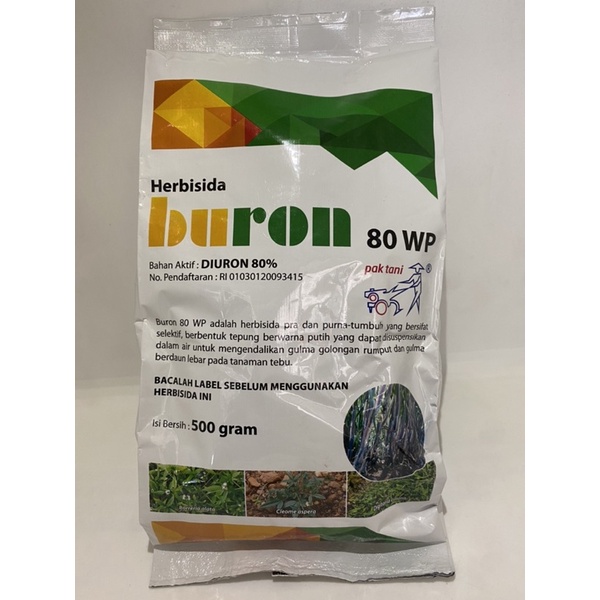 Jual Herbisida Buron 80 WP 500 Gr Diuron Basmi Gulma Daun Lebar, Sempit ...
