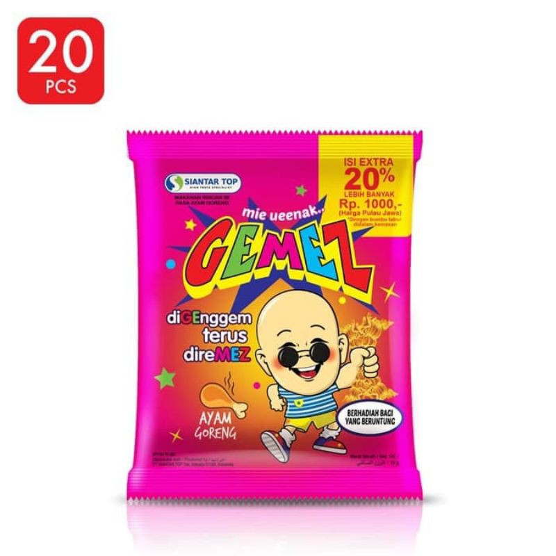 Jual Mie Jadul Boboho / Diskon Mie Gemez Enak Botak / Mie gemez boboho ...