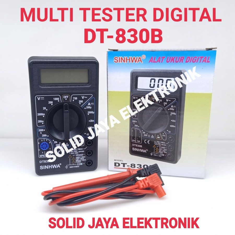 Jual TESTER DIGITAL DT830B MULTI TESTER METER MULTITESTER MINI KECIL DT ...