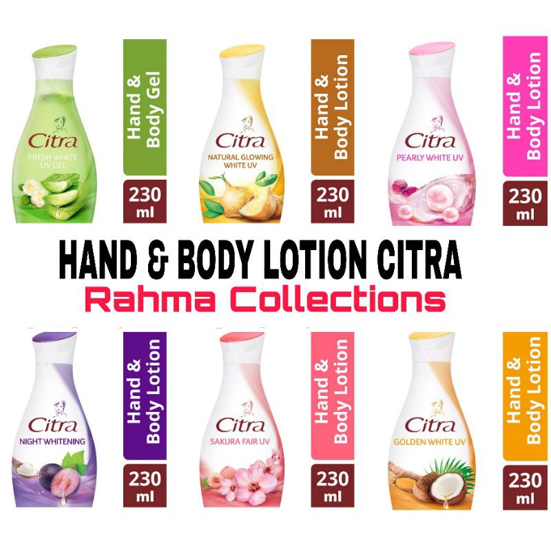 Jual CITRA Hand and Body Lotion White 230ml | Shopee Indonesia