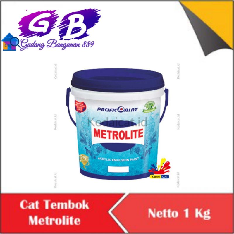 Jual METROLITE PUTIH 1 KG / CAT TEMBOK DAN PLAFON | Shopee Indonesia