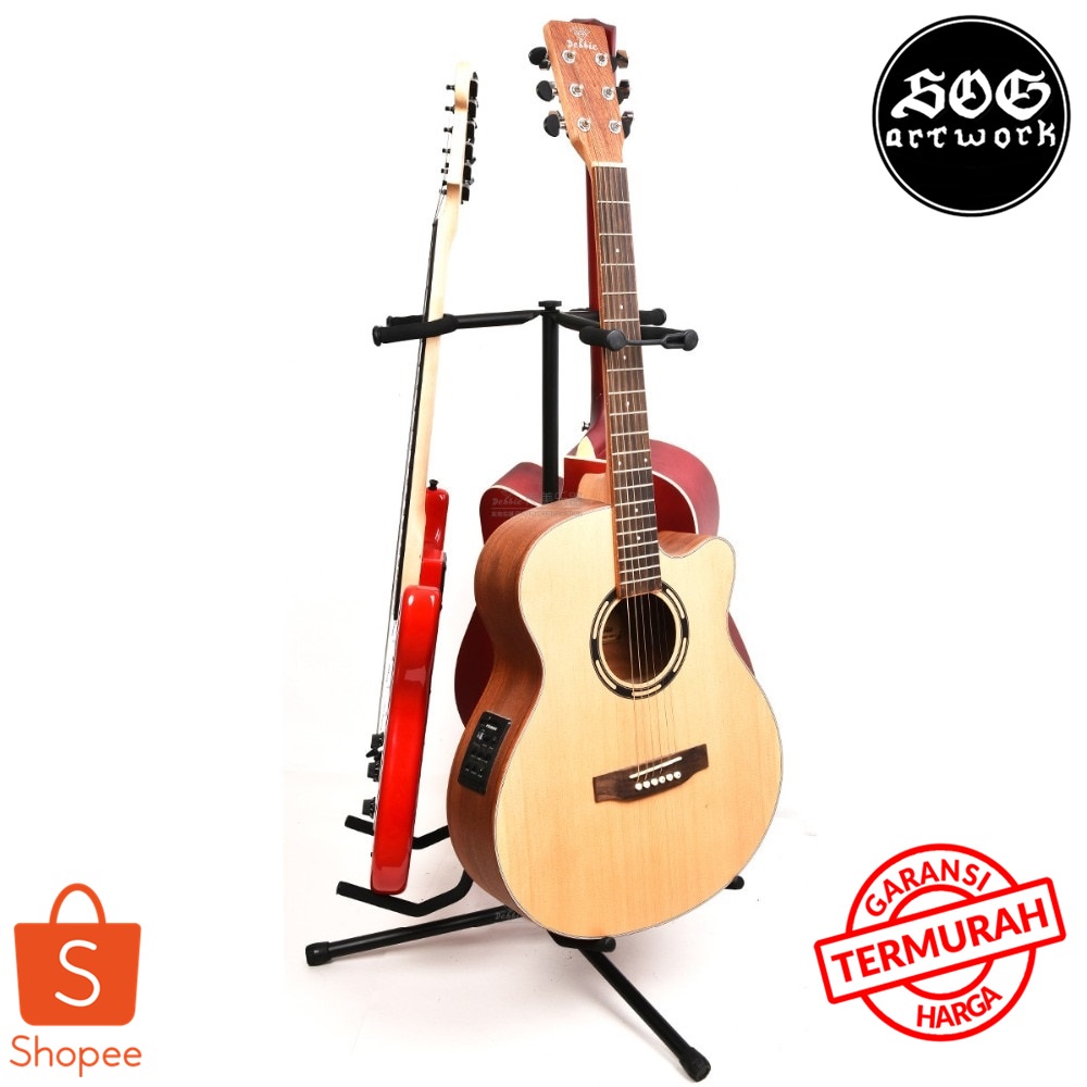 Jual Stand Gitar Folding 3 Dock | Shopee Indonesia