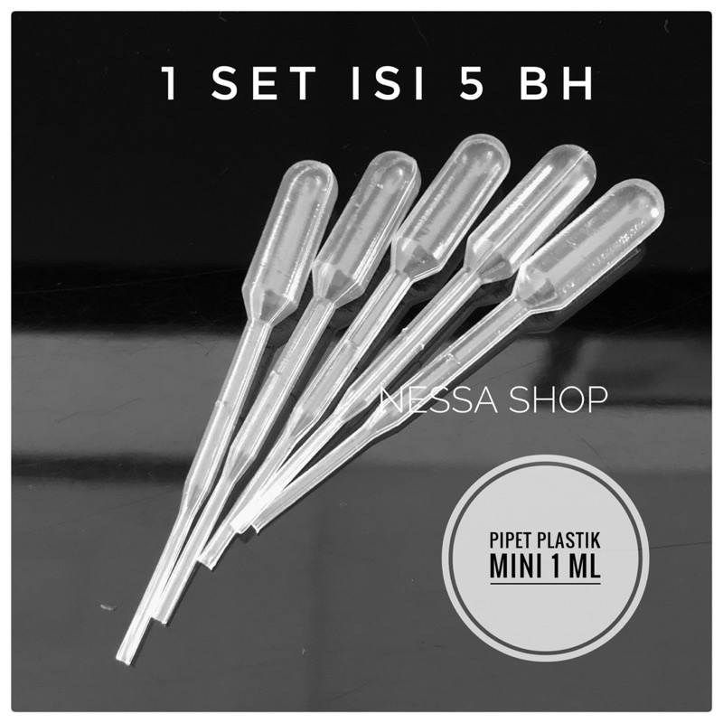 Jual PIPET PLASTIK MINI 1 ml (ISI 5 BH) | Shopee Indonesia