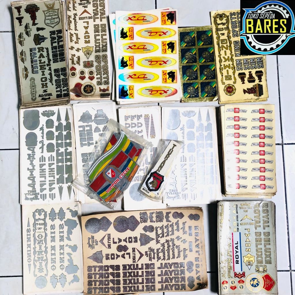 Jual Sticker / Decal / Press / Transfer Sepeda Jengki / Onthel Klasik ...