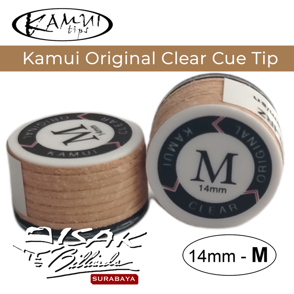 Jual Kamui Brown Clear M - Medium Cue Tip - Billiard Stick Biliar ...