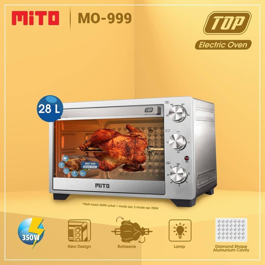 Jual OVEN MITO LISTRIK ELECTRIC OVEN MO-999-28L | Shopee Indonesia