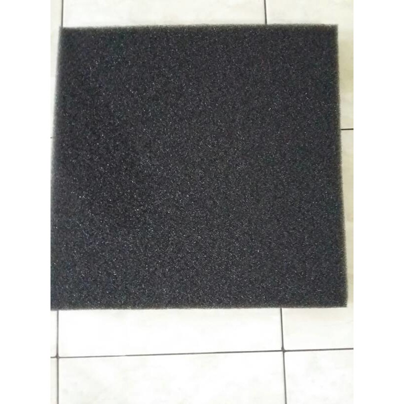 Jual Busa hitam biofil 100 x 50 x 5cm/ foam biofil hitam 100 x 50 x 5 ...