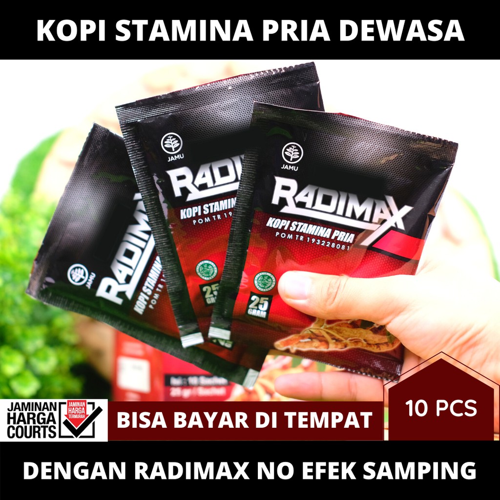 Jual Kesehatan PALING LARIS RADIMAX Kopi Herbal Khusus Stamina Pria ...