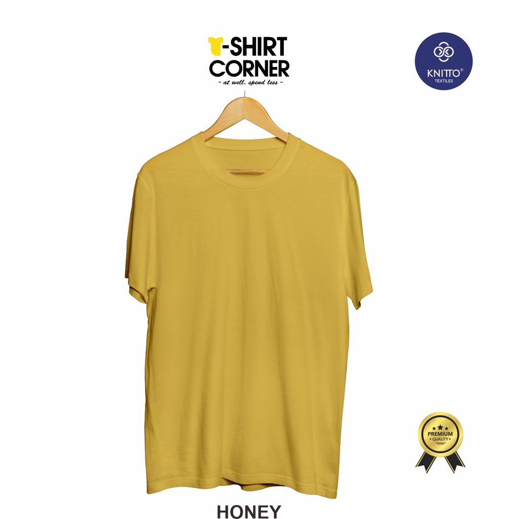 Jual BAJU KAOS POLOS COTTON COMBED 30S PRIA WANITA KNITTO PREMIUM ...