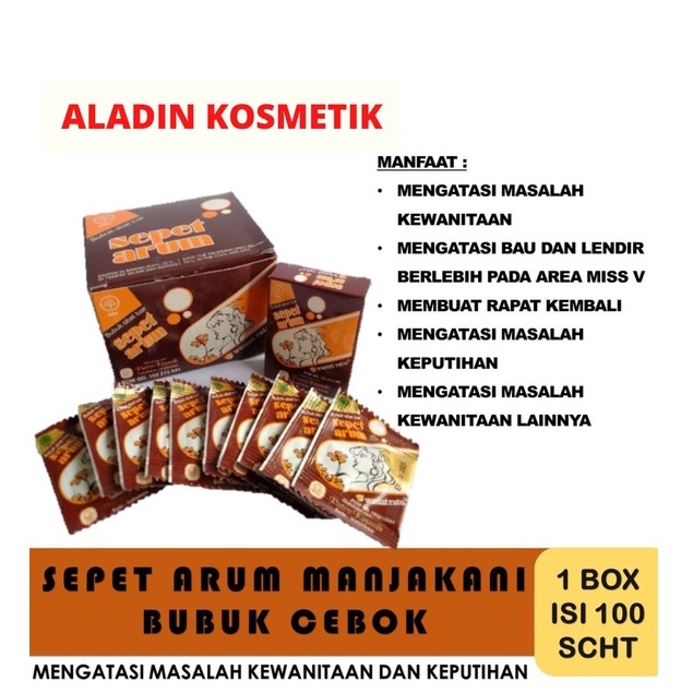 Jual SEPET ARUM / BUBUK OBAT LUAR 1BOX 10 SACHET | Shopee Indonesia