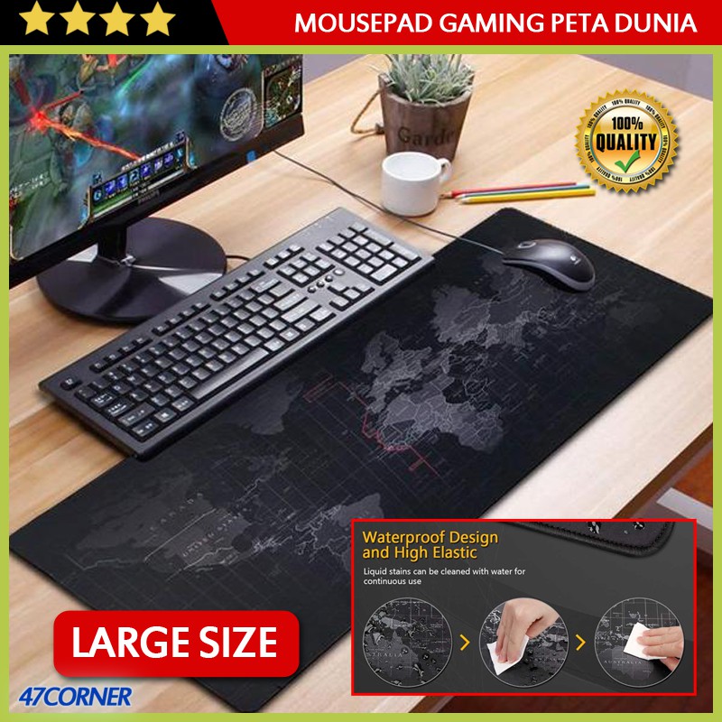 Jual MOUSE PAD XL MOUSE PAD BESAR MOUSE PAD PETA MOUSE PAD GAMING XL ...