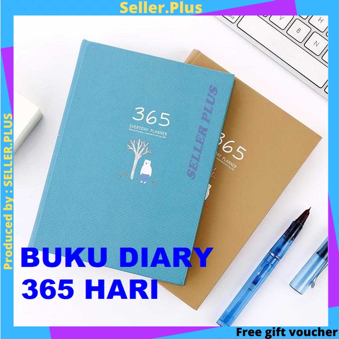 Jual SP Buku Diary 365 Hari Hardcover Planner Notebook Book Days Plan ...