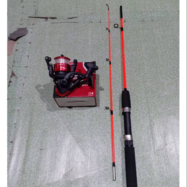 Jual Set Joran Pancing Udang 135cm ( Joran + Reel ) | Shopee Indonesia