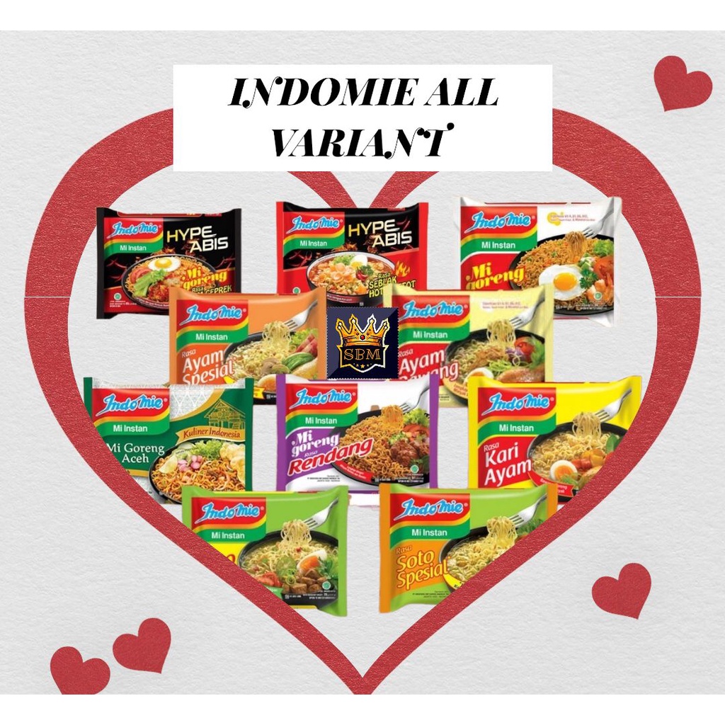 Jual SBM ~ INDOFOOD Indomie All Varian | PER 1 PCS | Shopee Indonesia