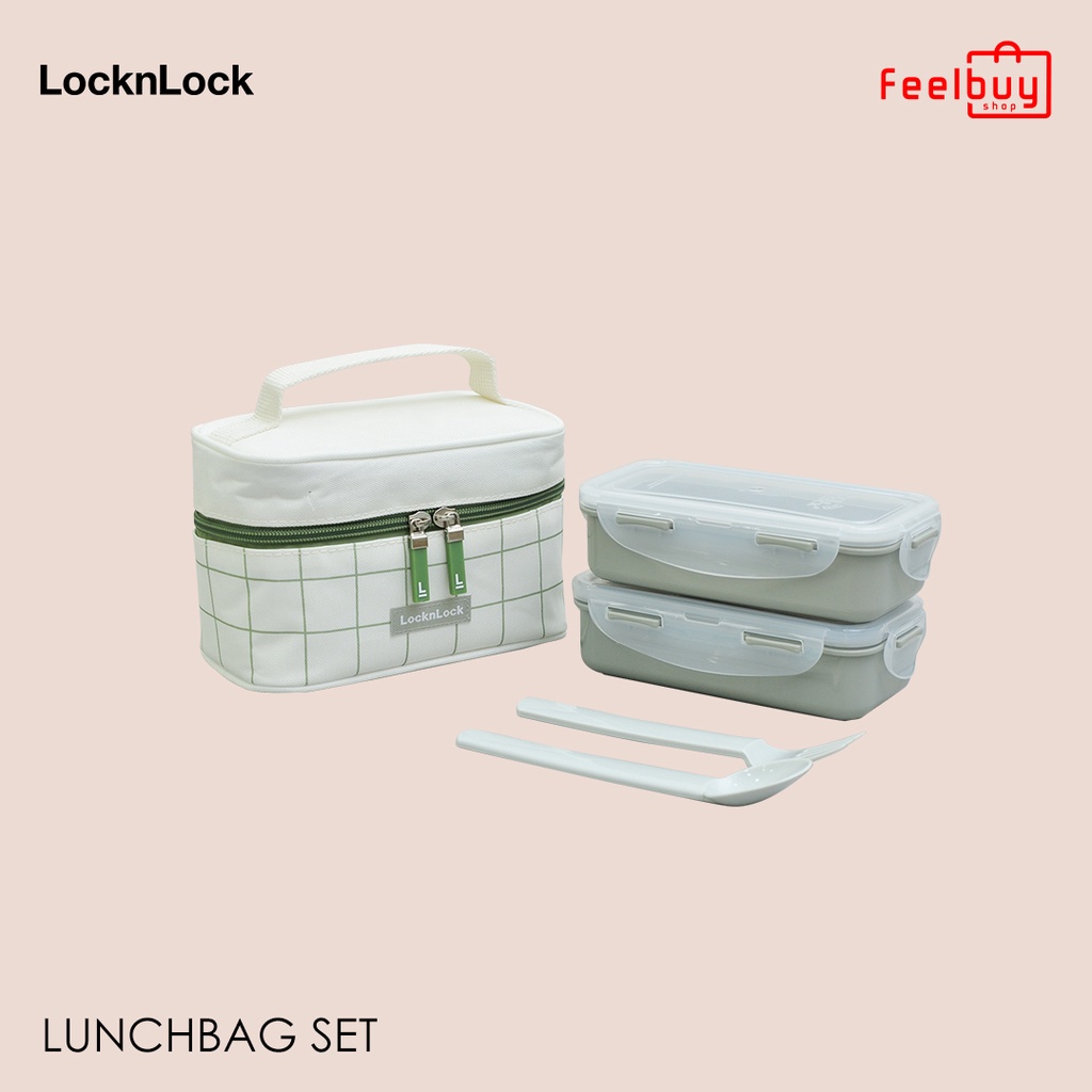 Jual LocknLock Lunch Box Check - LCB752W | Shopee Indonesia