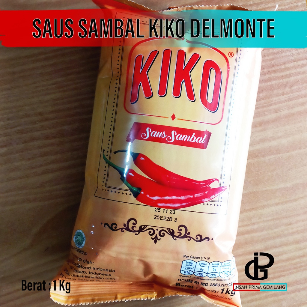 Jual Saus / Saos Sambal / Cabe KIKO 1 kg Delmonte Produksi | Shopee ...