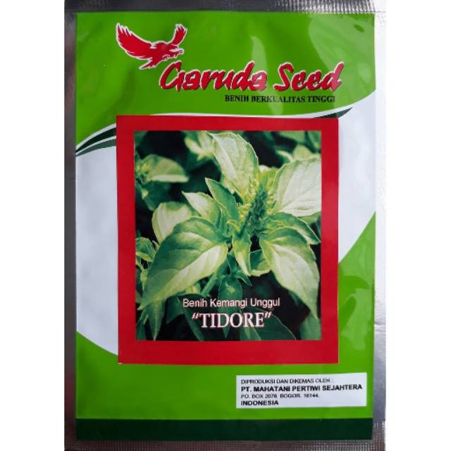 Jual 5gr - Benih Bibit Kemangi TIDORE Daun Lalap Komangi Garuda Seed ...