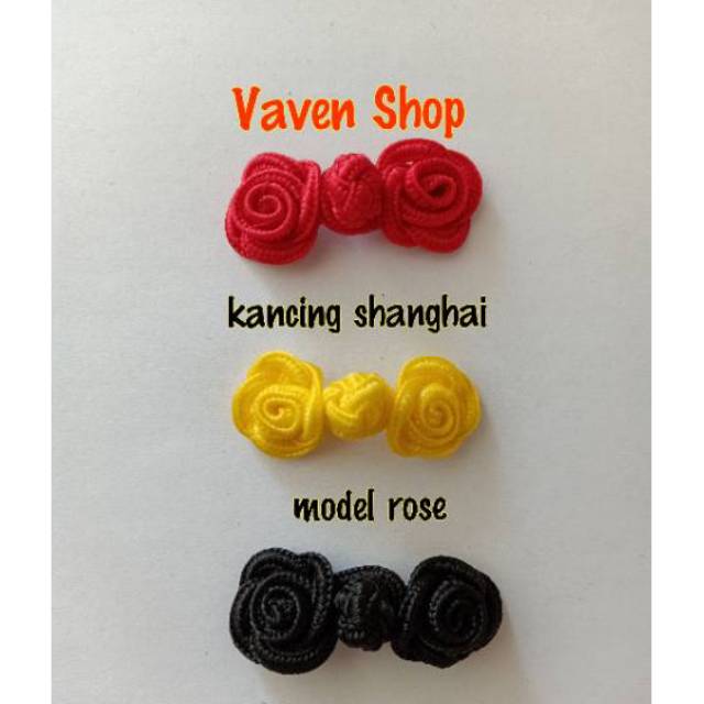 Jual Kancing Shanghai/ Kancing Cina - model ROSE 1 lusin | Shopee Indonesia