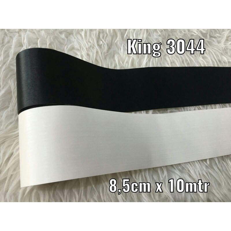 Jual Wallpaper Border List Dinding Polos Hitam Putih Pembatas Dinding ...