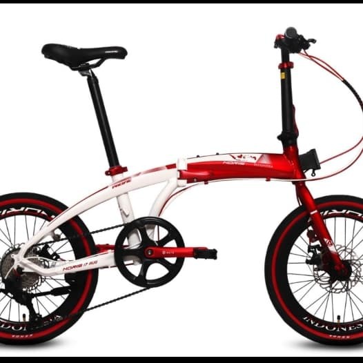 Jual Pacific Noris folding bike 20" edisi Kemerdekaan | Shopee Indonesia