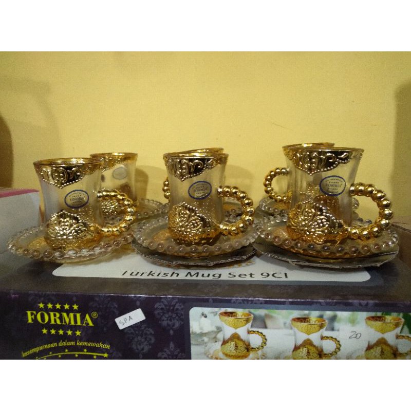Jual Gelas Set Formia // Gelas Kaca | Shopee Indonesia