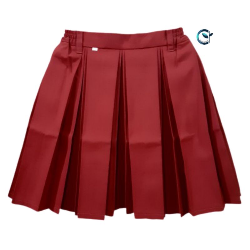 Jual Seragam SD Rok Pendek Double Rempel Merah - Seragam Sekolah - Rok Double Rempel - Rok SD ...