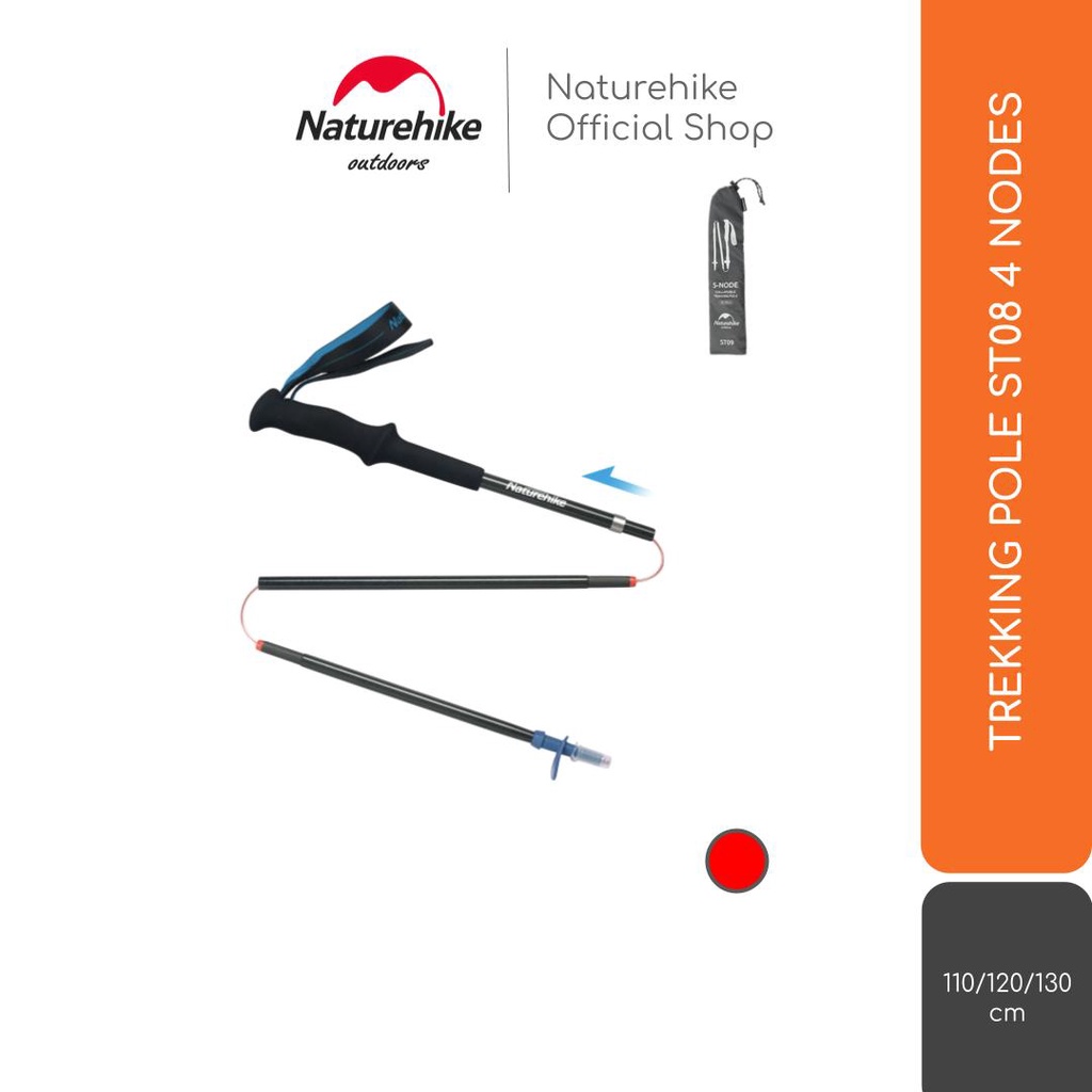 Jual Naturehike Trekking Pole St08 Nh18D020-Z Tongkat Pendaki Lipat Carbon | Shopee Indonesia
