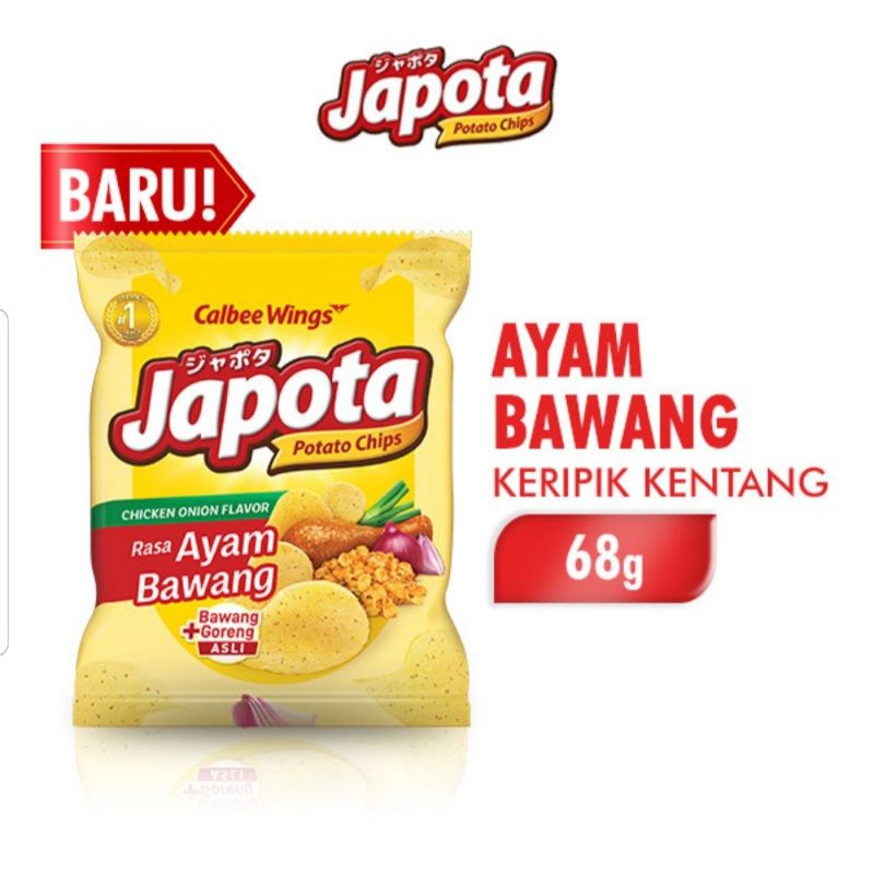 Jual Calbee Wings - Japota Keripik Kentang Ayam Bawang - 68 gram ...