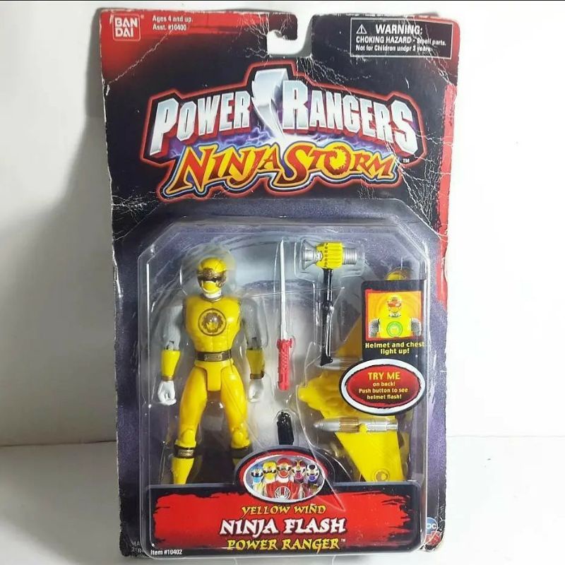 Jual Power Rangers ninja storm yellow wind ninja flash ranger - Sentai ...