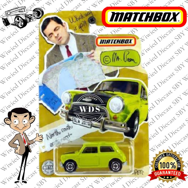 Jual Matchbox MBX Mini Cooper Mr Bean Land Rover Hobi Mainan Diecast ...