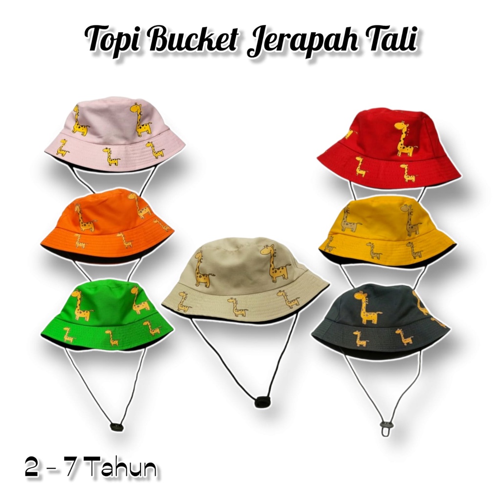 Jual Bucket Anak Tali Perempuan Laki-laki [Usia 2-8Tahun] Sablon ...