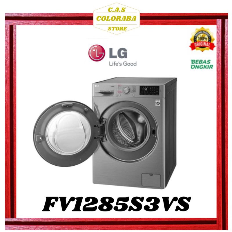 Jual MESIN CUCI LG FV1285S3VS MESIN CUCI FRONT LOADING 8,5Kg FV1285 ...