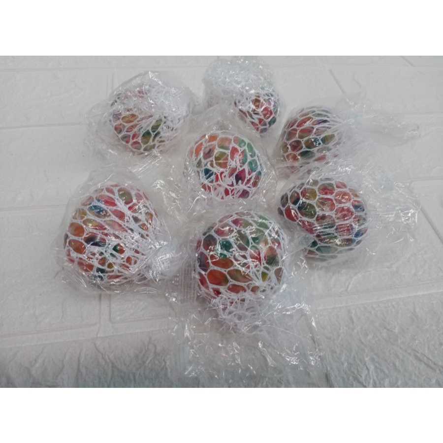 Jual Squishy Bola Jelly Anti Stres Mainan Viral Stress Ball Transparan ...
