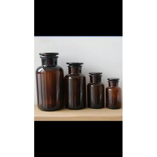 Jual botol reagen coklat mulut lebar 1000ml/1L | Shopee Indonesia