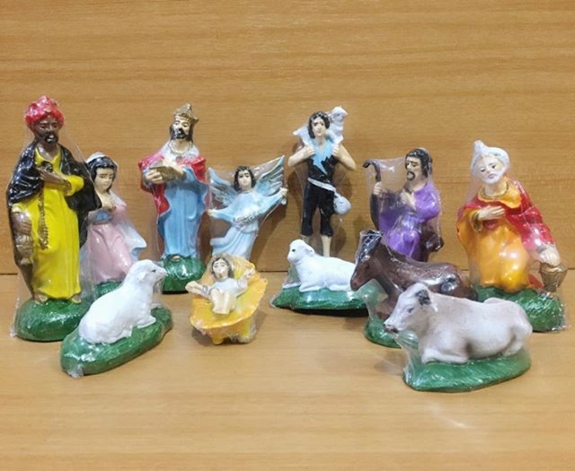 Jual Patung Gua Natal 10cm - Set Natal Best Seller | Shopee Indonesia