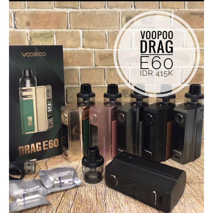 Jual Drag E60 Pod Mod Kit By Voopoo | Shopee Indonesia