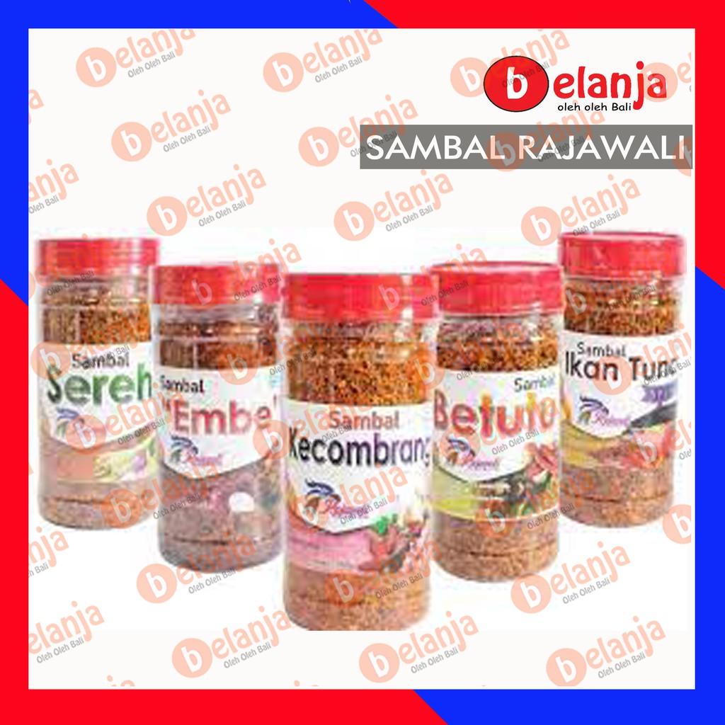 Jual Sambal bali asli sambal crispy rajawali sambal enak oleh oleh khas ...