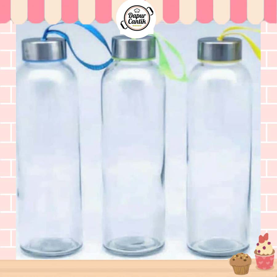 Jual DapurCantik My Bottle Kaca Polos Botol Minum My Botol Kaca My ...