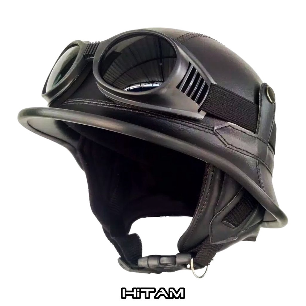 Jual Helm Chips Helm Club Helm Nazi Retro Nazi + Kacamata Goggles ...