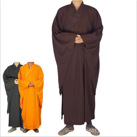 Jual PreOrder Free Shipping Shaolin Buddhist Monk Robes Suits Chinese ...
