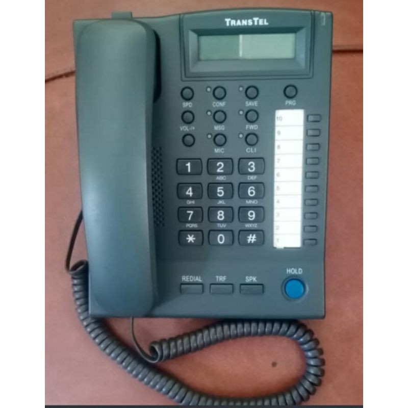 Jual Telepon Transtel DK7-21 hitam | Shopee Indonesia
