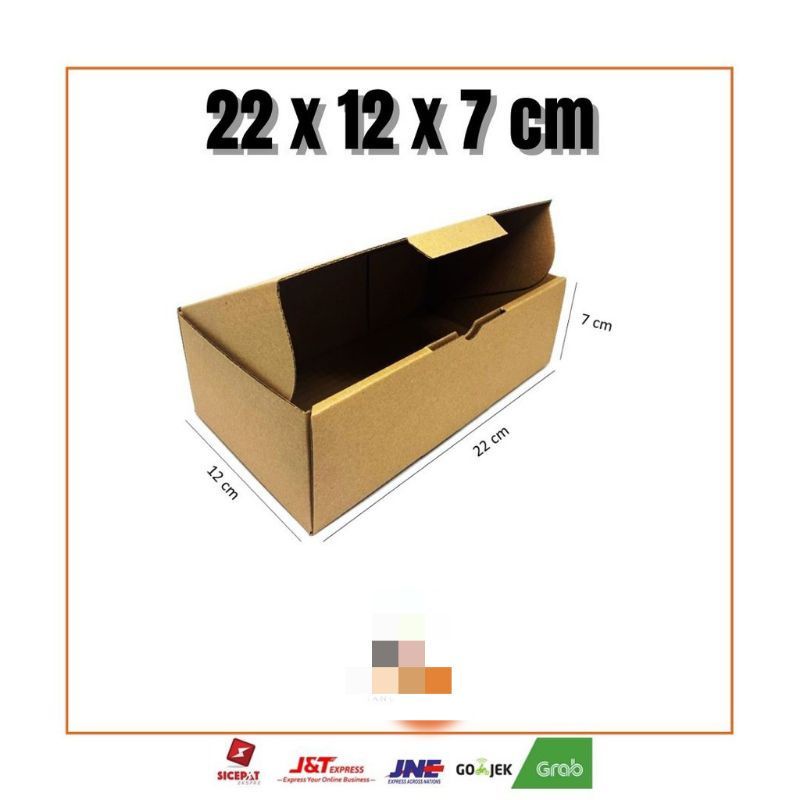 Jual Kardus 22x12x7cm Kardus Die Cut Corrugated Box Kardus Hampers ...