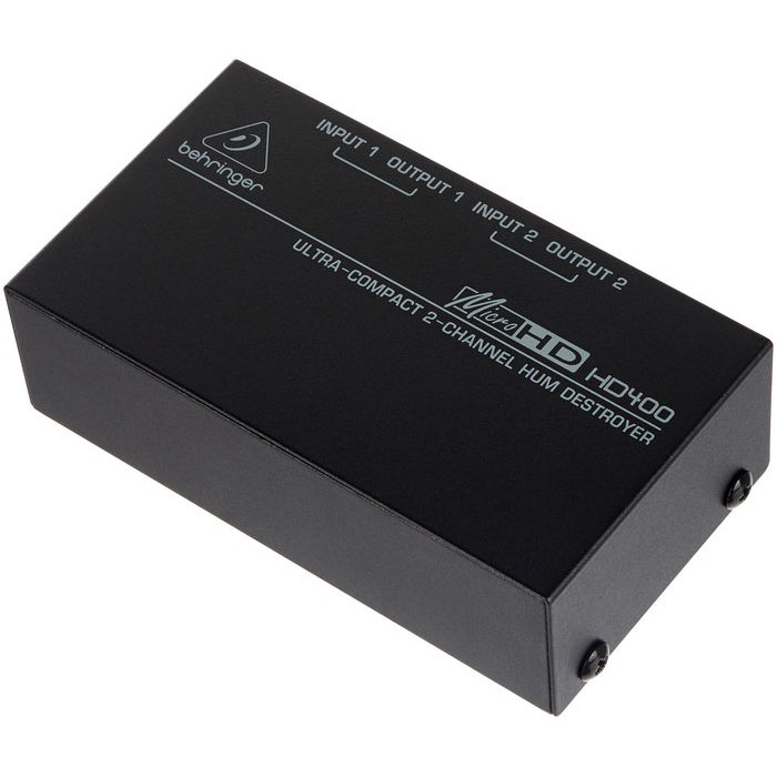 Jual Behringer MicroHD HD400 Ultra-Compact 2-Channel Hum Destroyer ...
