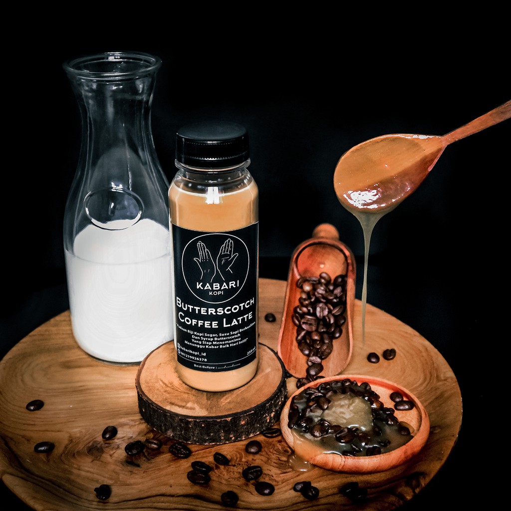 Jual Butterscotch Coffee Latte 250 ml | Shopee Indonesia