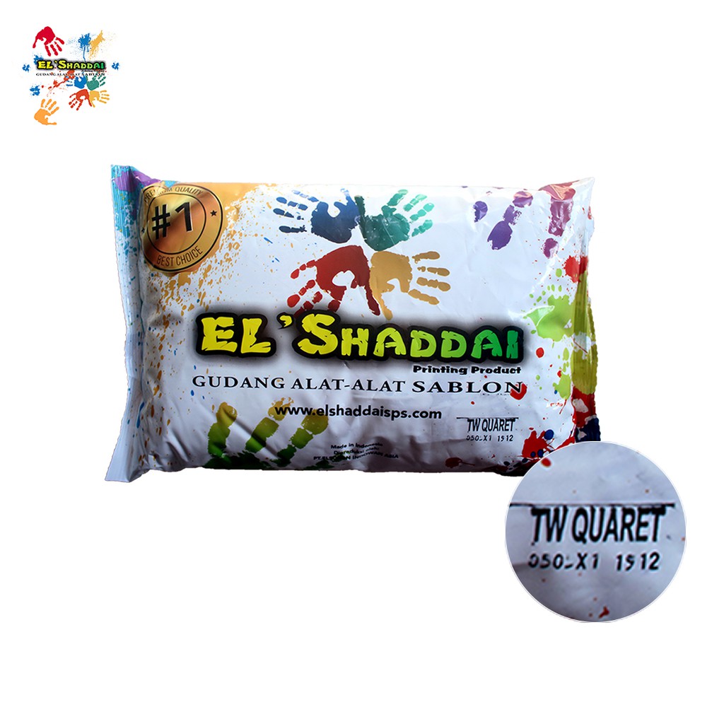 Jual Pasta Rubber Warna TW Quaret GL tinta sablon manual 1kg | Shopee ...