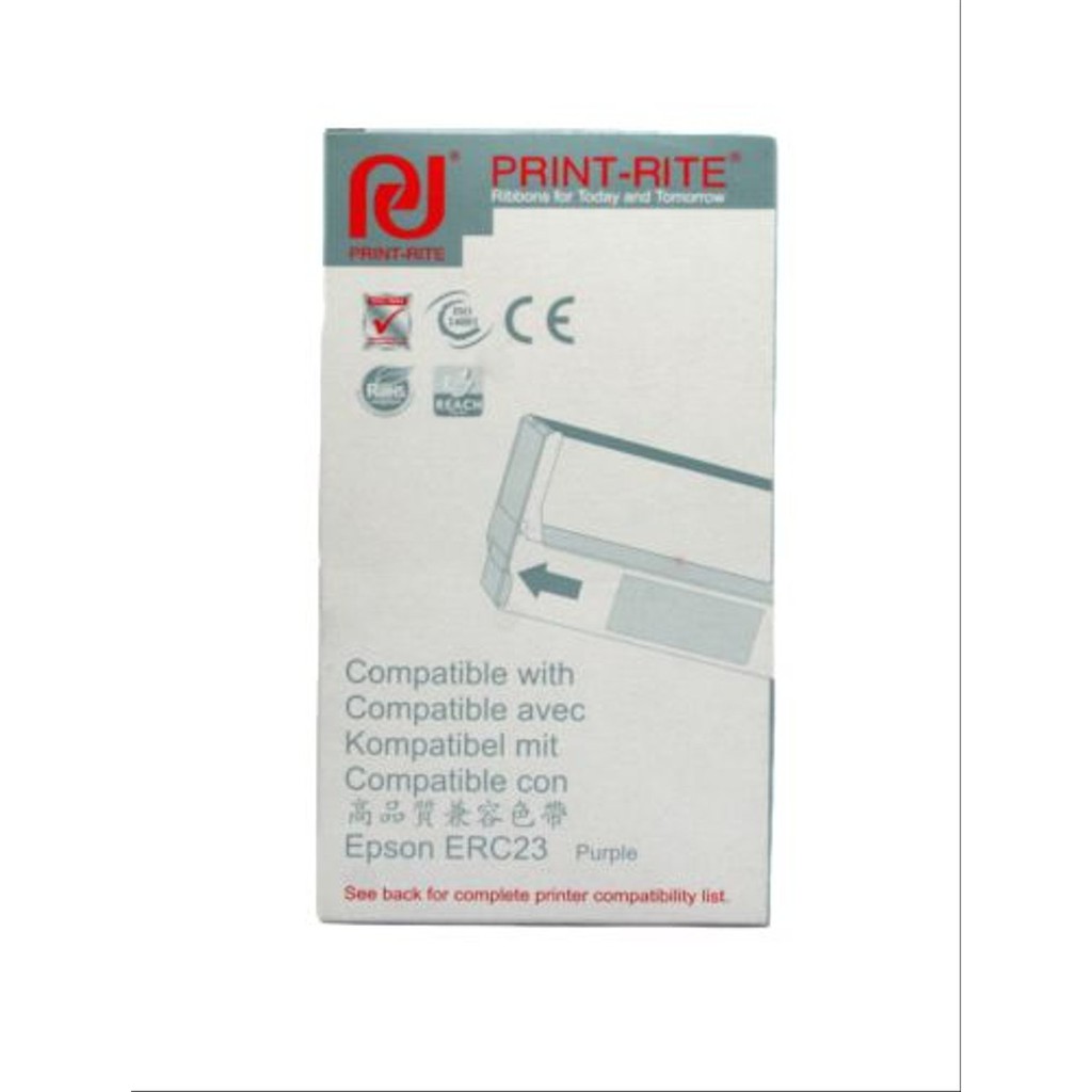 Jual Ribbon EPSON ERC 23 PRINT RITE Purple Pita Printer | Shopee Indonesia